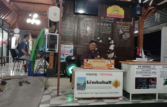 Ki Sidik Mangun Carita Mainkan Wayang Lakon Gaya Hidup Sehat di Klinik ...