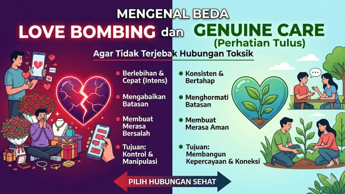 Mengenal Beda Love Bombing dan Genuine Care Agar Tidak Terjebak ...