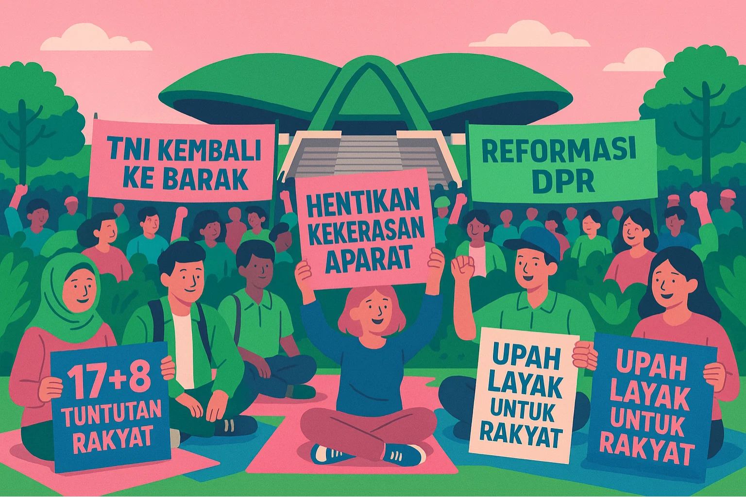 Gelombang Tuntutan ‘17+8’: Generasi Muda Desak Reformasi Politik Lewat ...