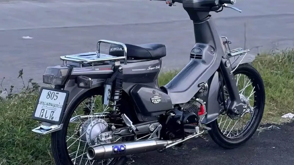 Tren Modifikasi Honda Super Cub C700 Thailand Style Makin Ramai di ...