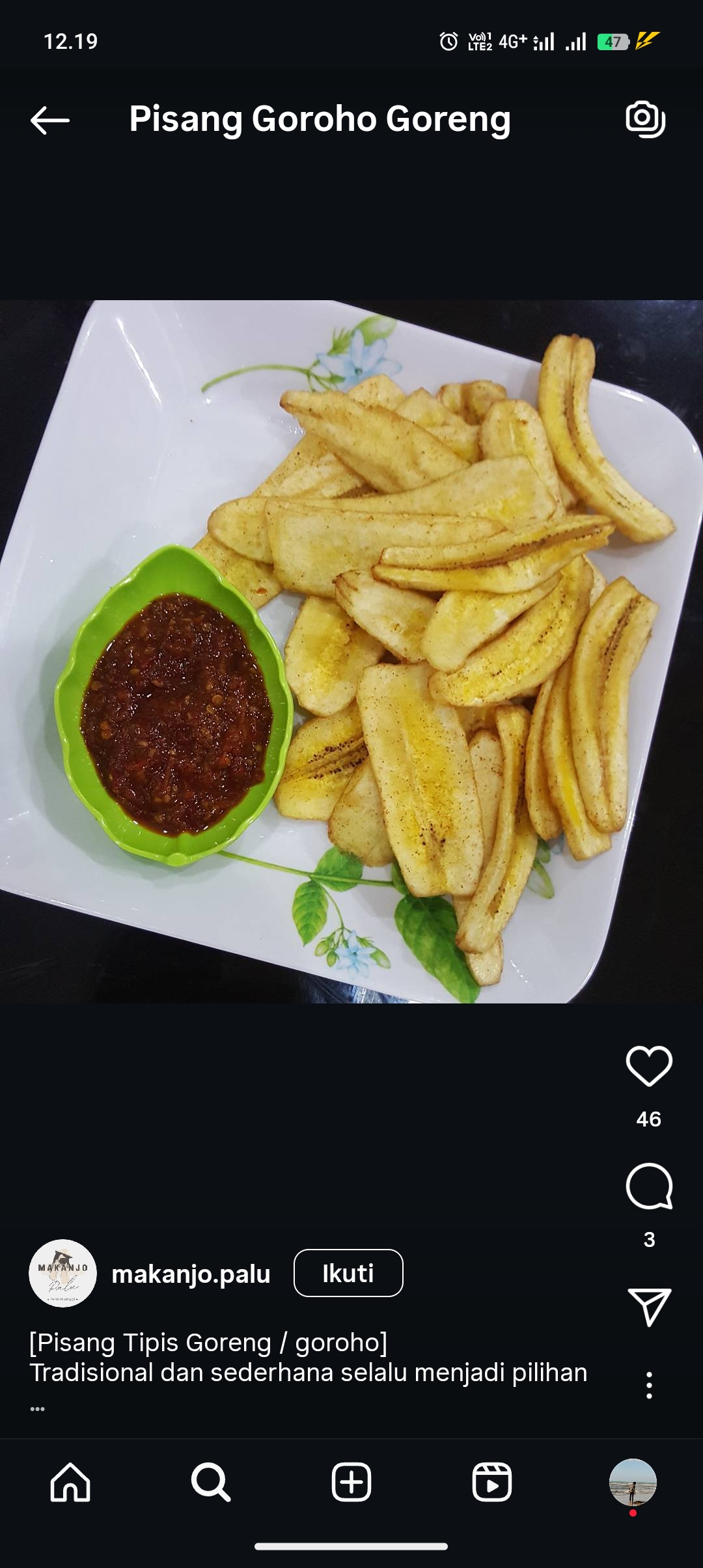 Sudah Pernah Coba Pisang Goreng Pakai Sambal? Kenalan dengan Pisang ...