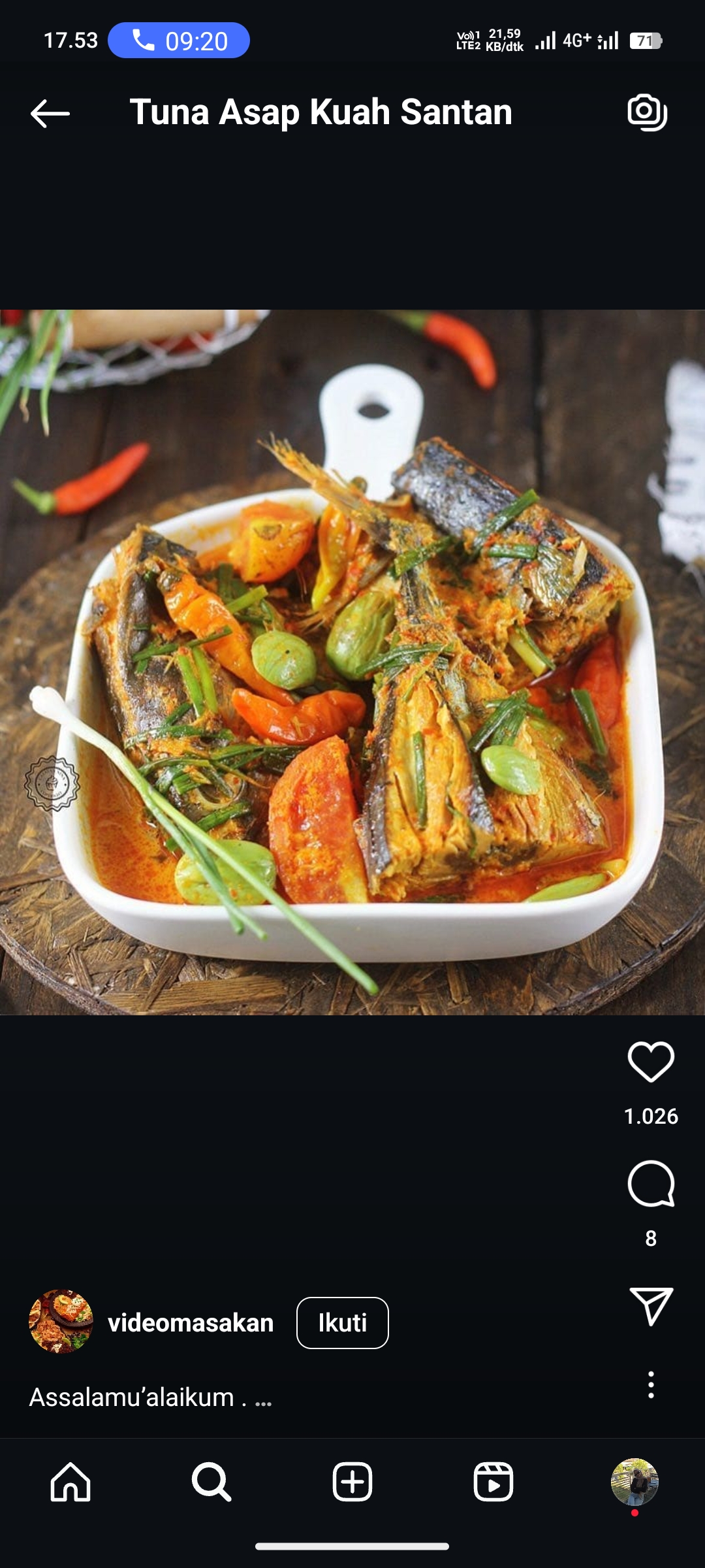 Cuma 6 Langkah! Resep Tuna Asap Kuah Santan, Pilihan Menu Malam yang ...
